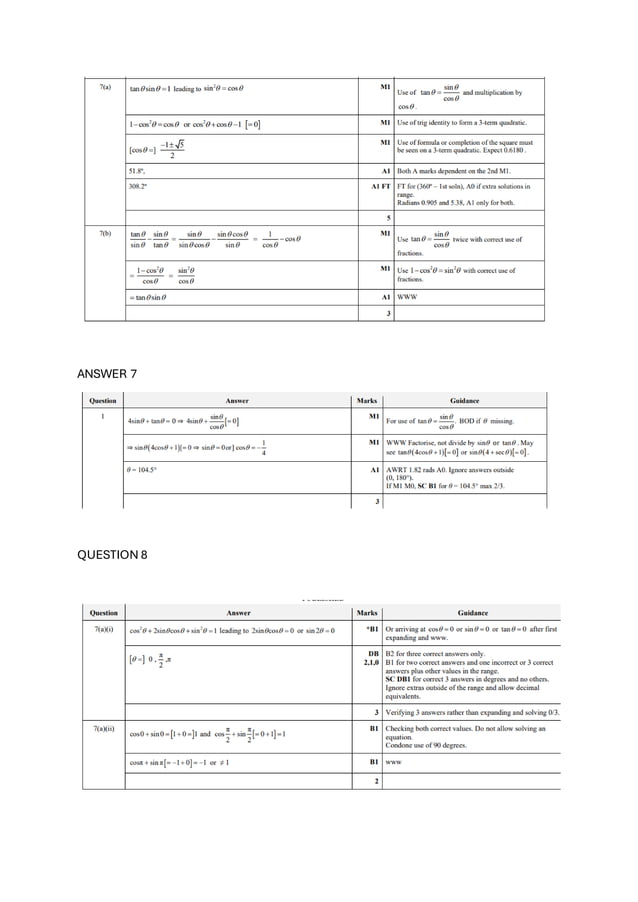 TRIGONOMETRY ANSWERS PAST QUESTION PAPERS .pdf