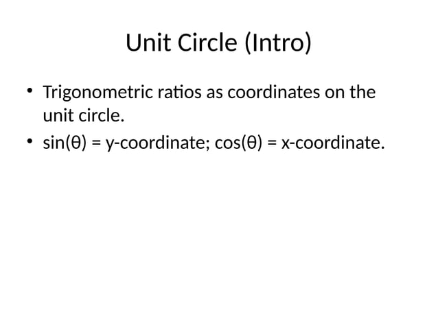Trigonometry Ppt For Students School Project Ppt
