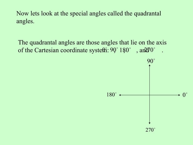 Trigonometry functions of general angles reference angles | PPT ...