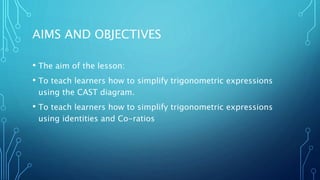 Trigonometry maths methodology | PPTX