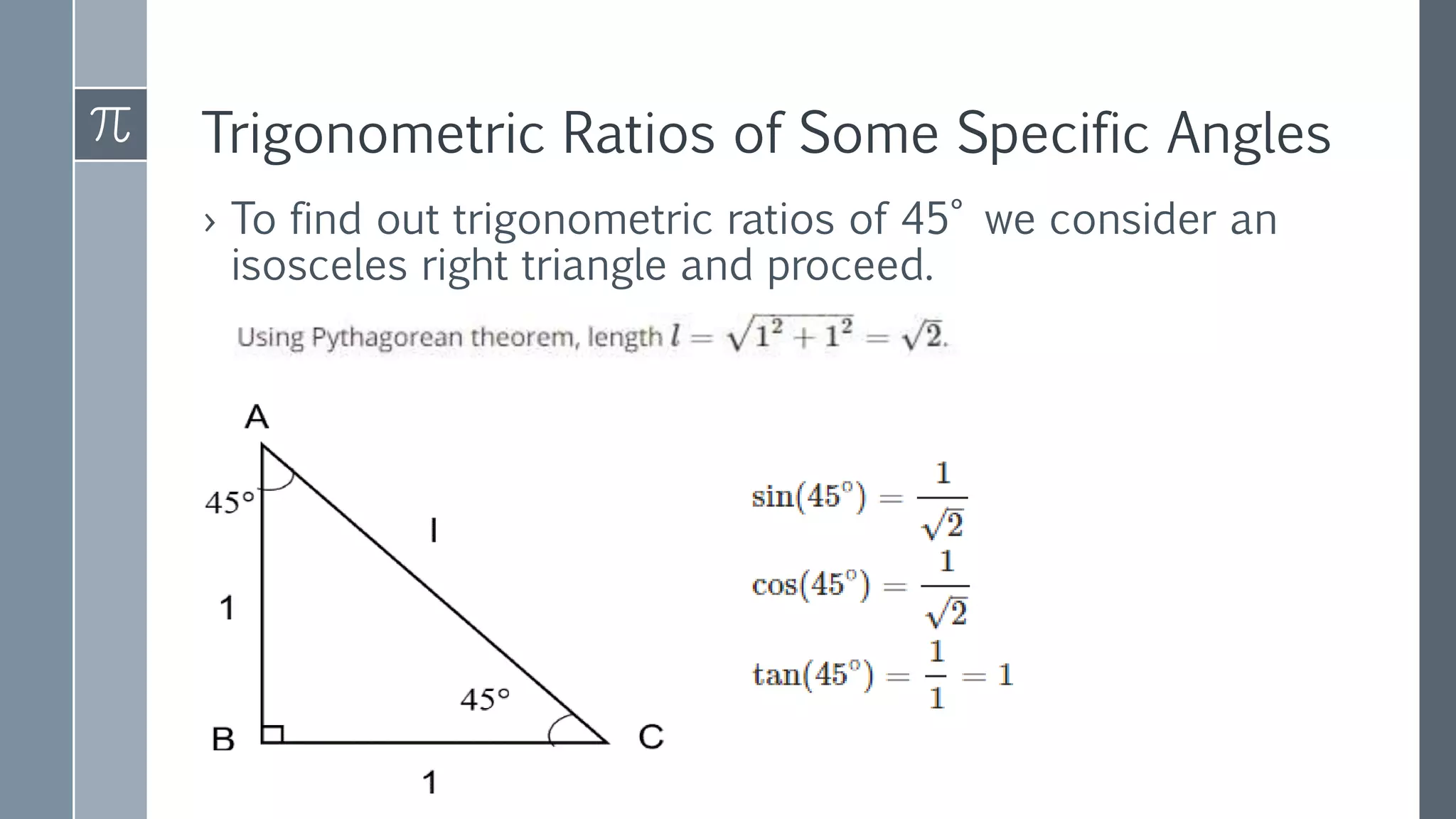 Trigonometry part 1 | PPTX | Physics | Science
