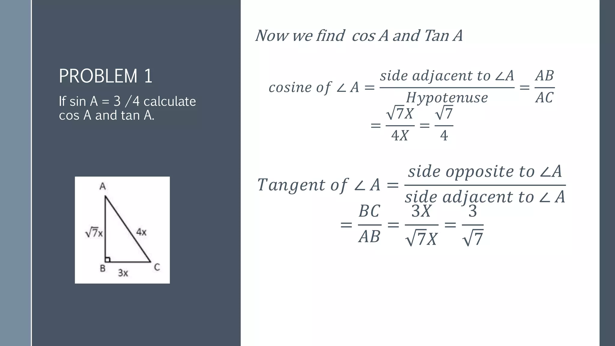 Trigonometry part 1 | PPTX | Physics | Science