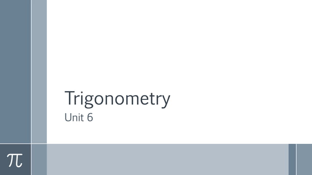 Trigonometry part 1 | PPTX | Physics | Science