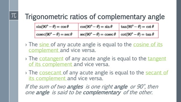 Trigonometry part 1 | PPTX | Physics | Science