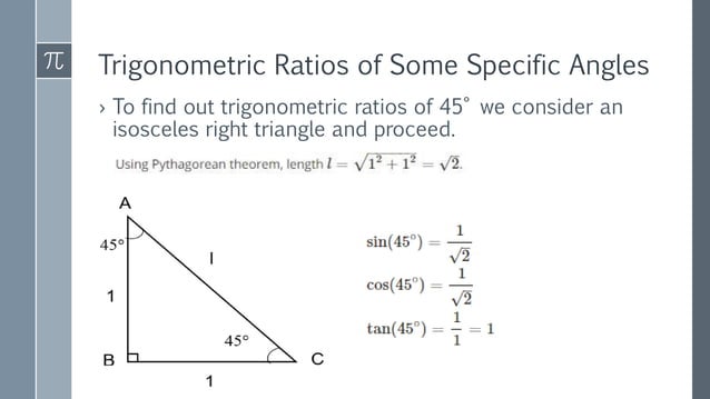 Trigonometry part 1 | PPTX | Physics | Science
