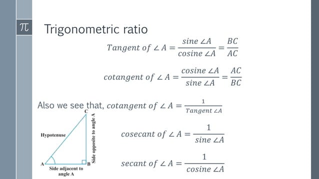 Trigonometry part 1 | PPTX | Physics | Science