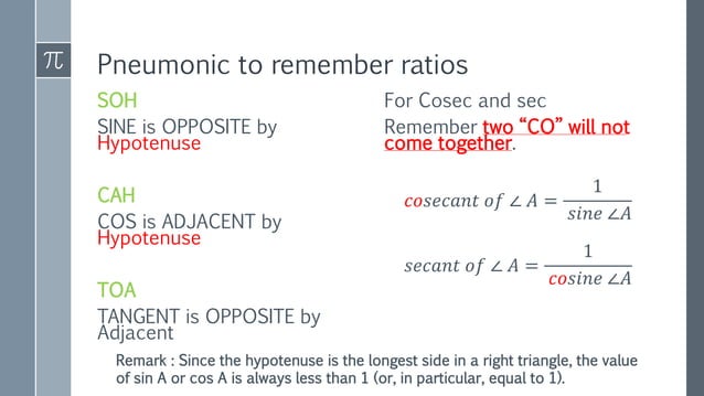 Trigonometry part 1 | PPTX | Physics | Science