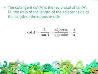 Trigonometry ppt.pptx | Geology | Science