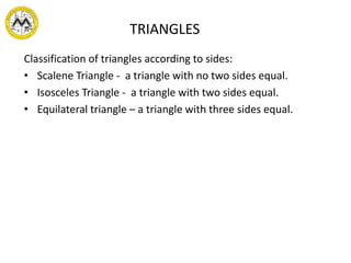 Angles, Triangles of Trigonometry. Pre - Calculus | PDF