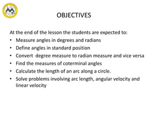 Angles, Triangles of Trigonometry. Pre - Calculus | PDF