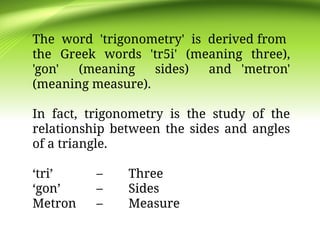 TRIGONOMETRY basics for ppggt for class 10.pptx
