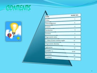 Trigonometry presentation | PPTX