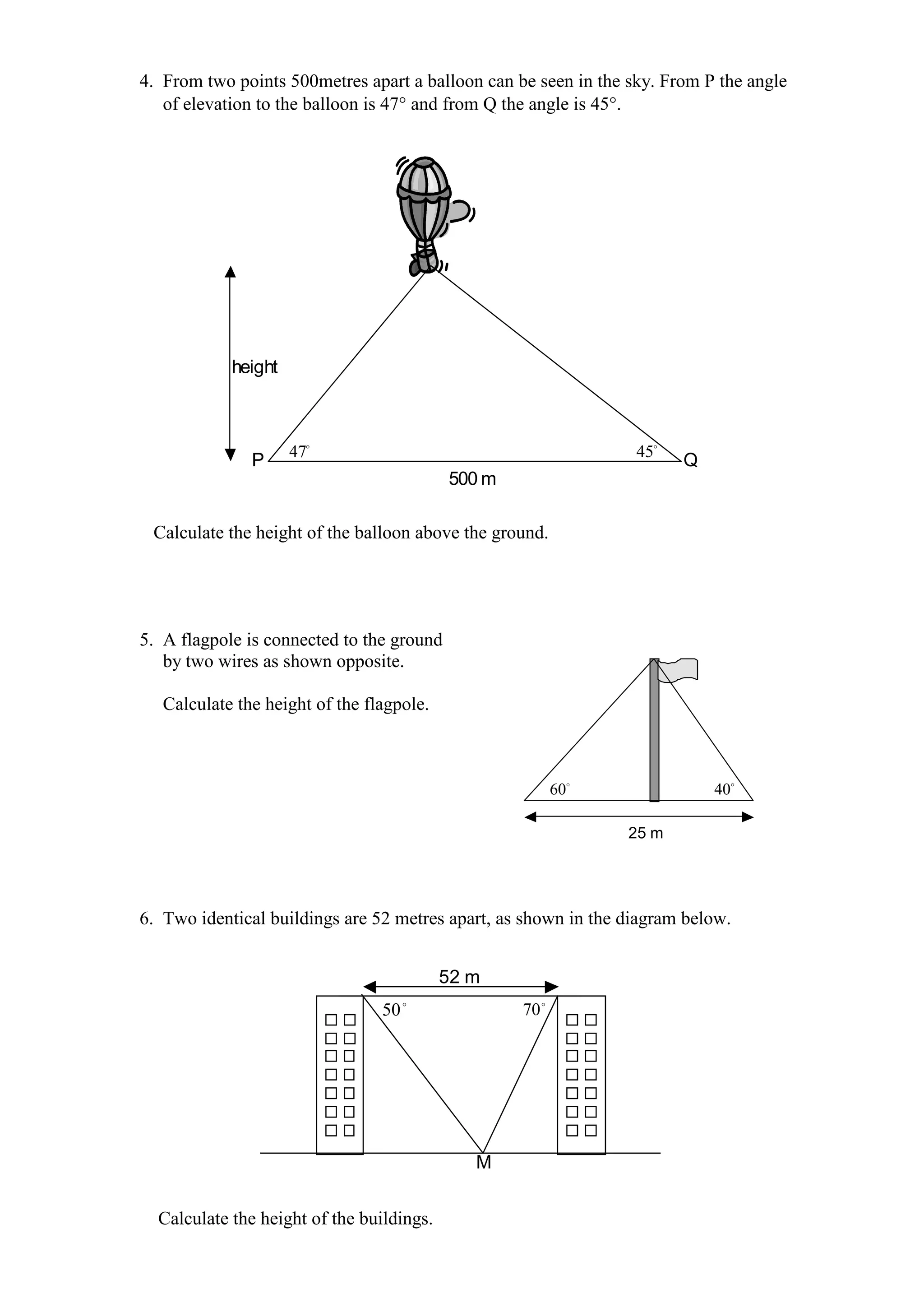 Trigonometry problems | PDF