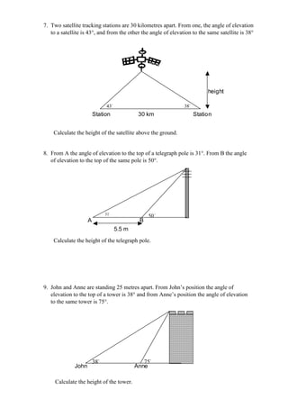 Trigonometry problems | PDF