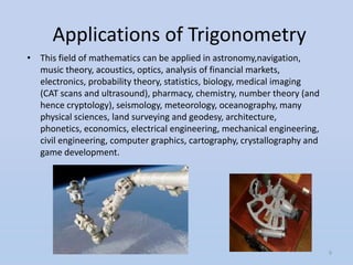 Trigonometry project | PPTX