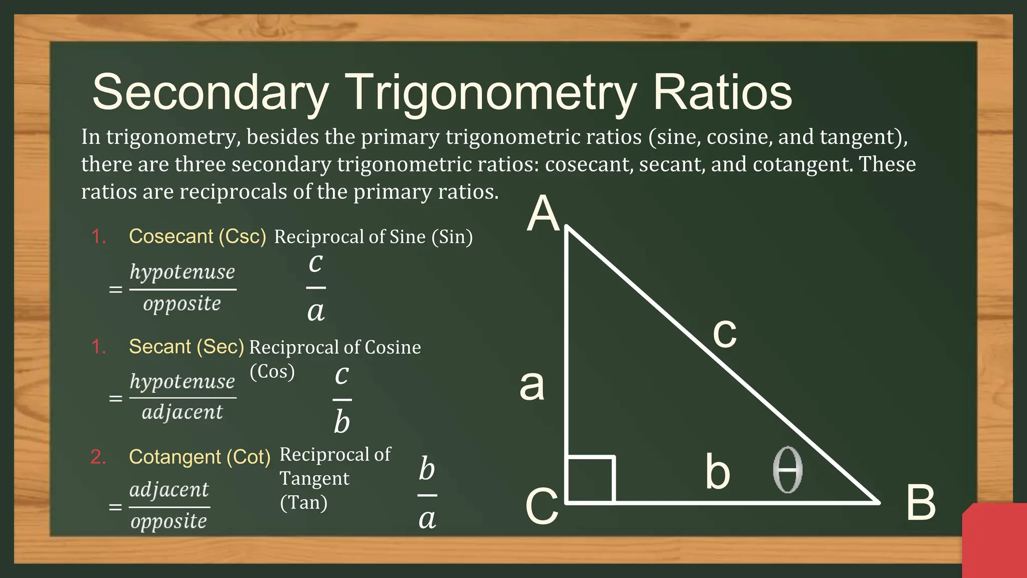 Trigonometry Ratios Grade 9 Mathematics.pptx