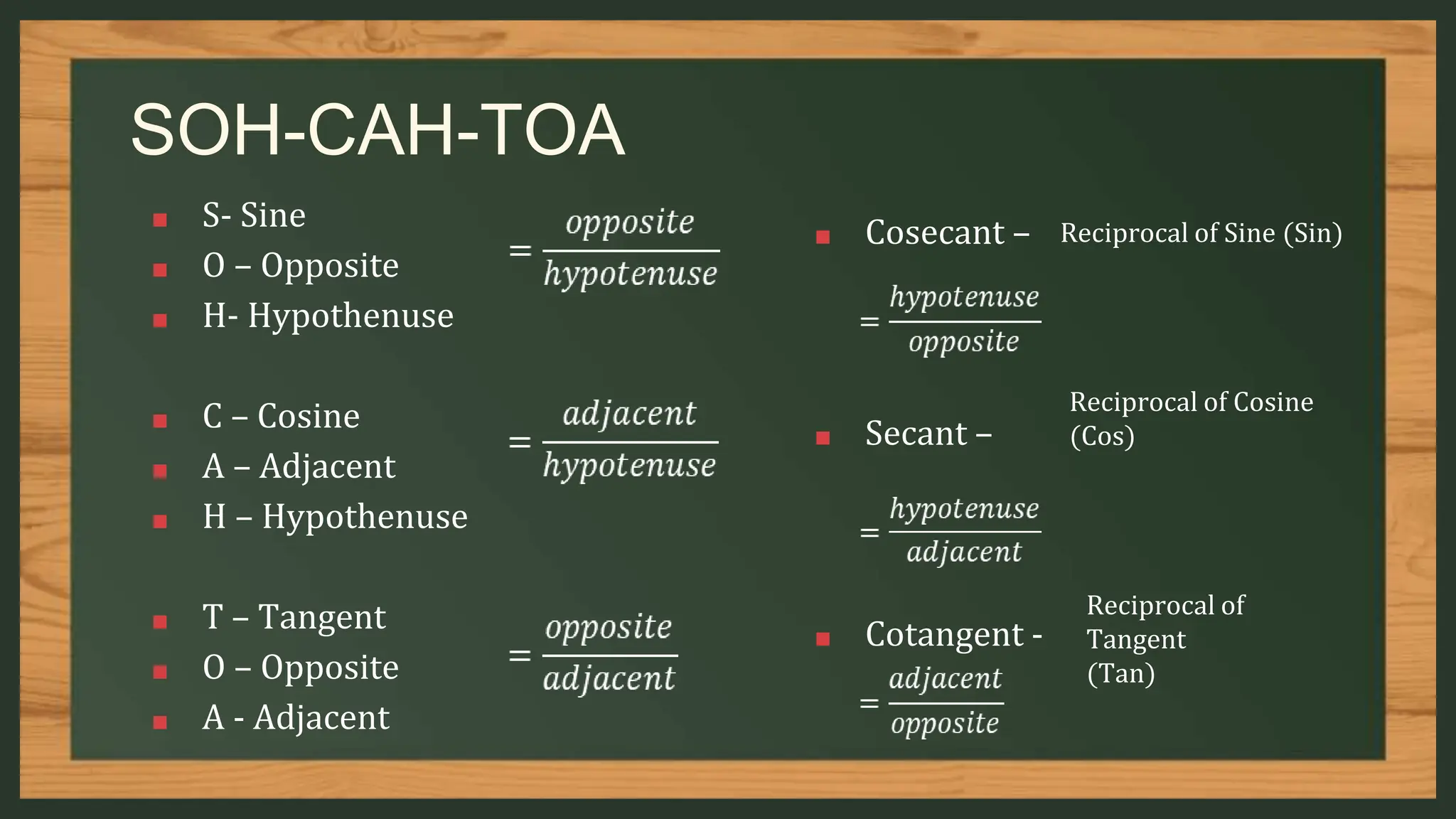 Trigonometry Ratios Grade 9 Mathematics.pptx