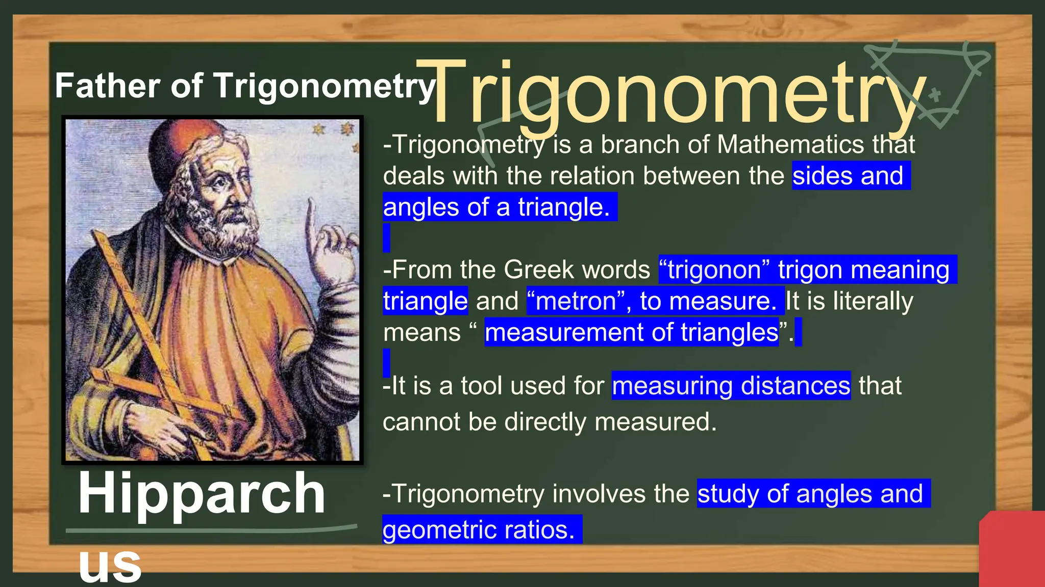 Trigonometry Ratios Grade 9 Mathematics.pptx