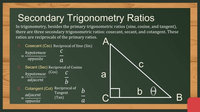 Trigonometry Ratios Grade 9 Mathematics.pptx
