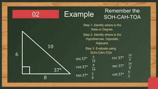 Trigonometry Ratios Grade 9 Mathematics.pptx