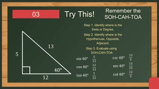 Trigonometry Ratios Grade 9 Mathematics.pptx