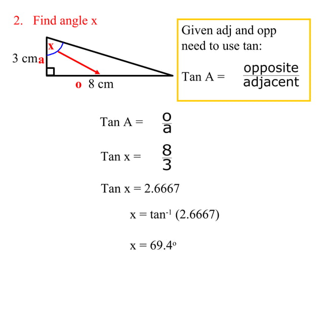 Trigonometry ratios in right triangle | PPT