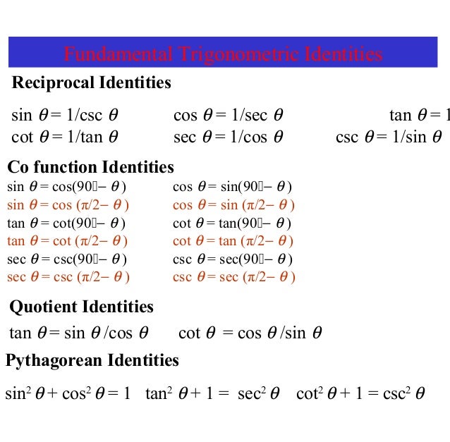 Trigonometry ratios in right triangle