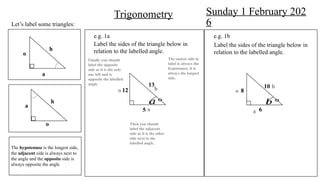 Trigonometry Sine Function is well explained in this presentation | PPTX