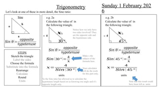 Trigonometry Sine Function is well explained in this presentation | PPTX