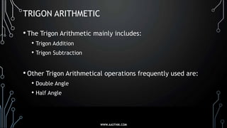 Trigonometry using Vedic Mathematics Volume One | PPTX