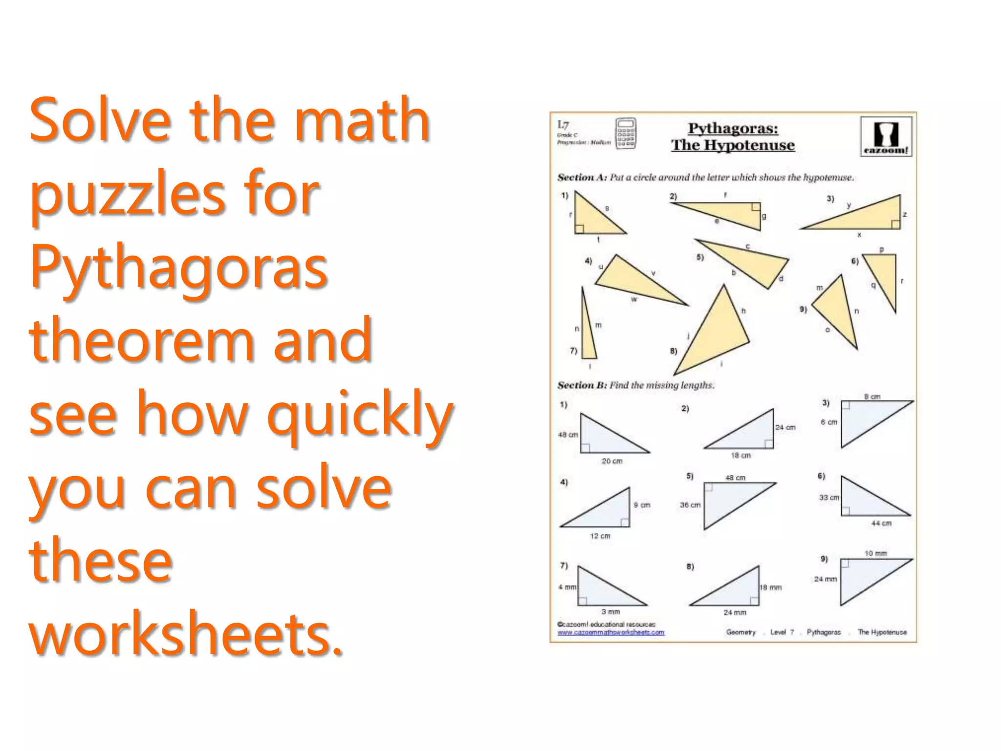 Trigonometry Worksheets Ppt