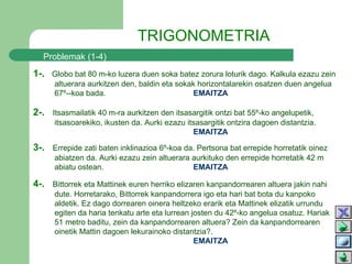 Trigo Problemak | PPT