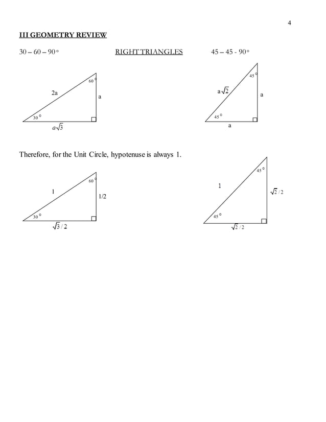 Trig packet1 000 | PDF