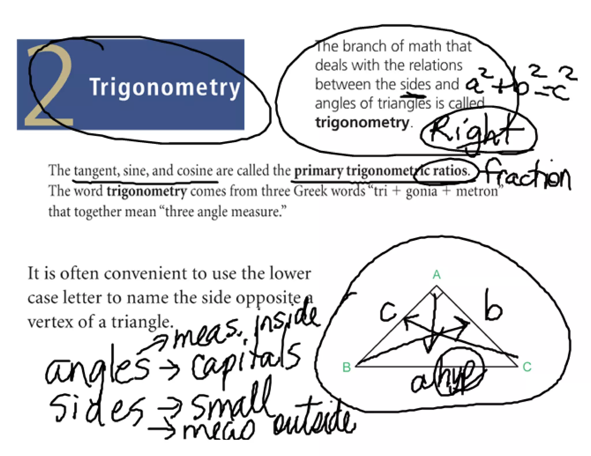 Trig Ratios notes | PPT