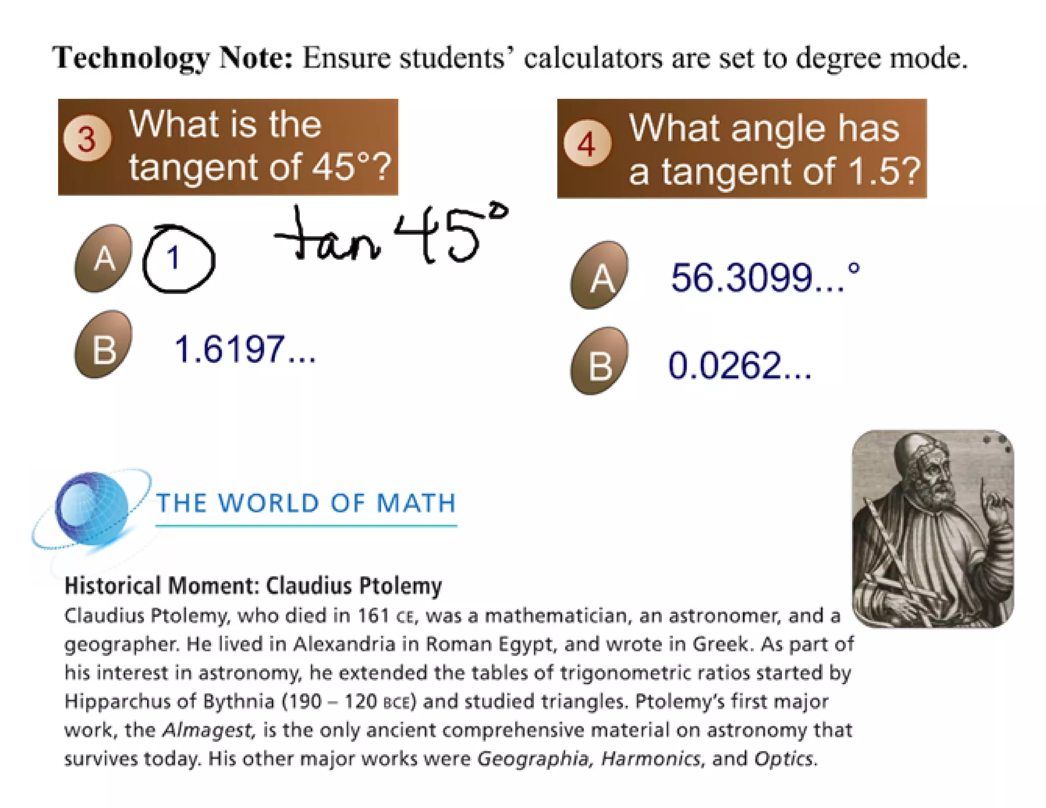 Trig Ratios notes | PPT