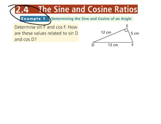 Trig Ratios notes | PPT