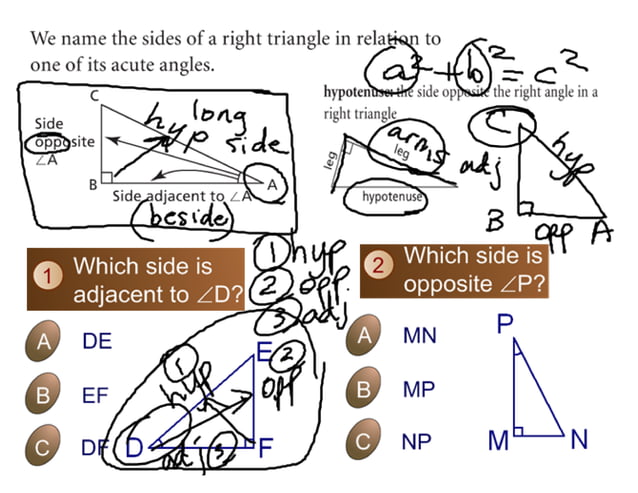 Trig Ratios notes | PPT