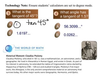 Trig Ratios notes | PPT