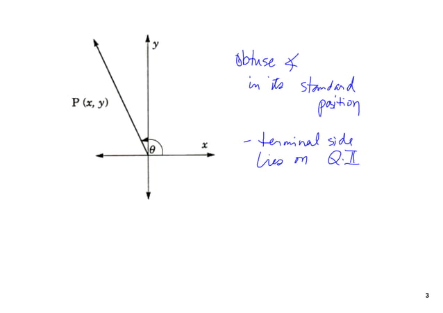 Trig Ratios Of Obtuse Angles | PDF | Science