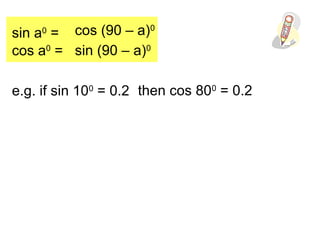 Trig relationships | PPT