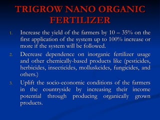 Trigrow nano fertilizer | PPT