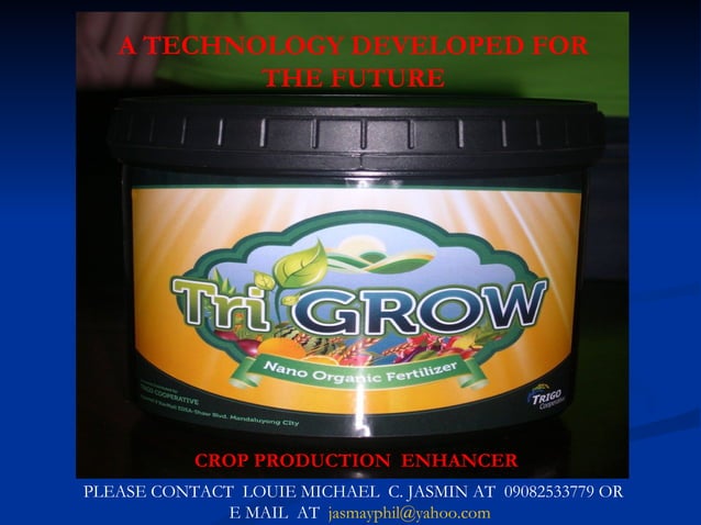 Trigrow nano fertilizer | PPT