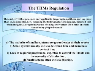 Trihalomethanes THMS | PPTX