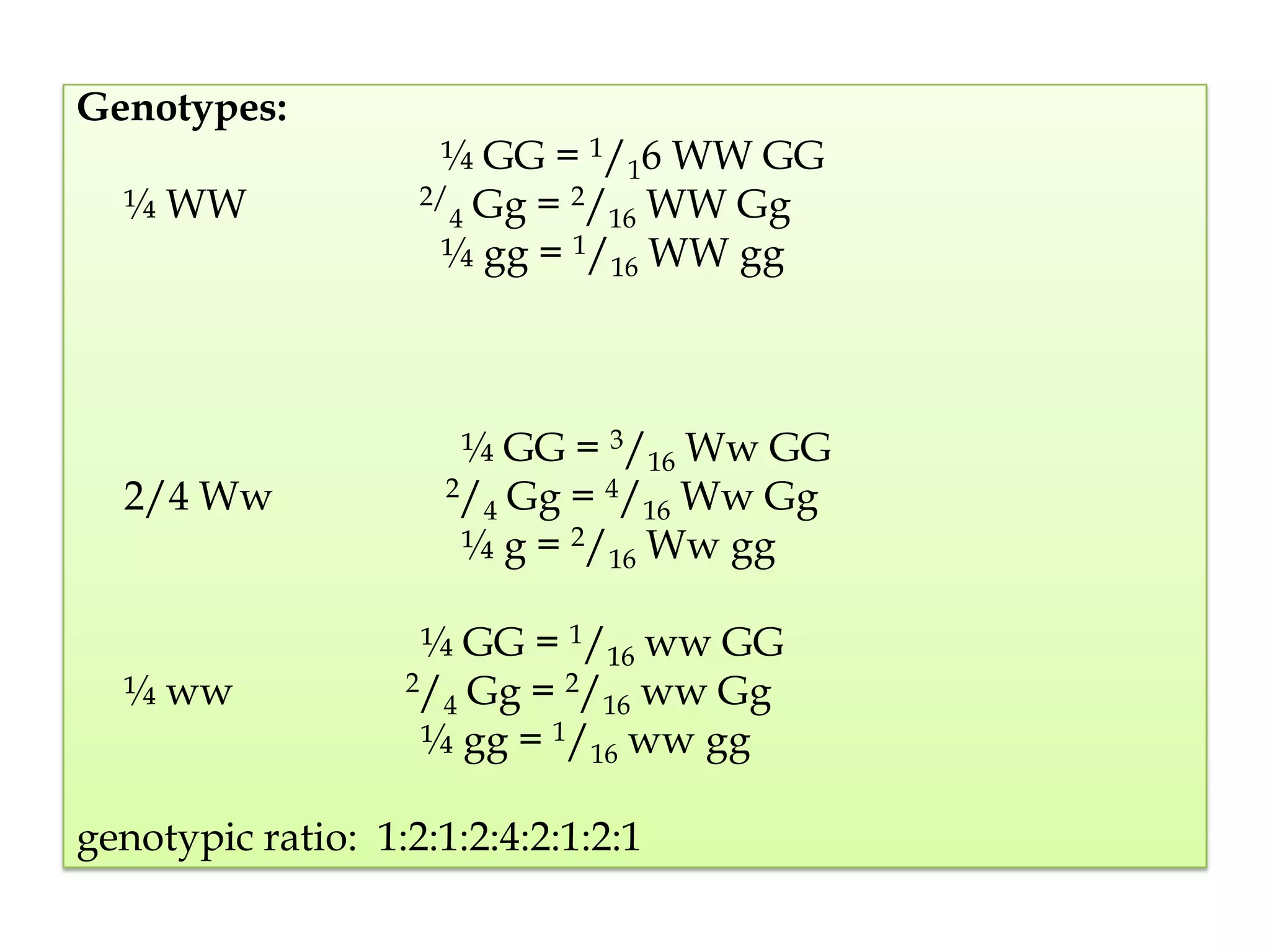 Trihybrid cross | PPTX