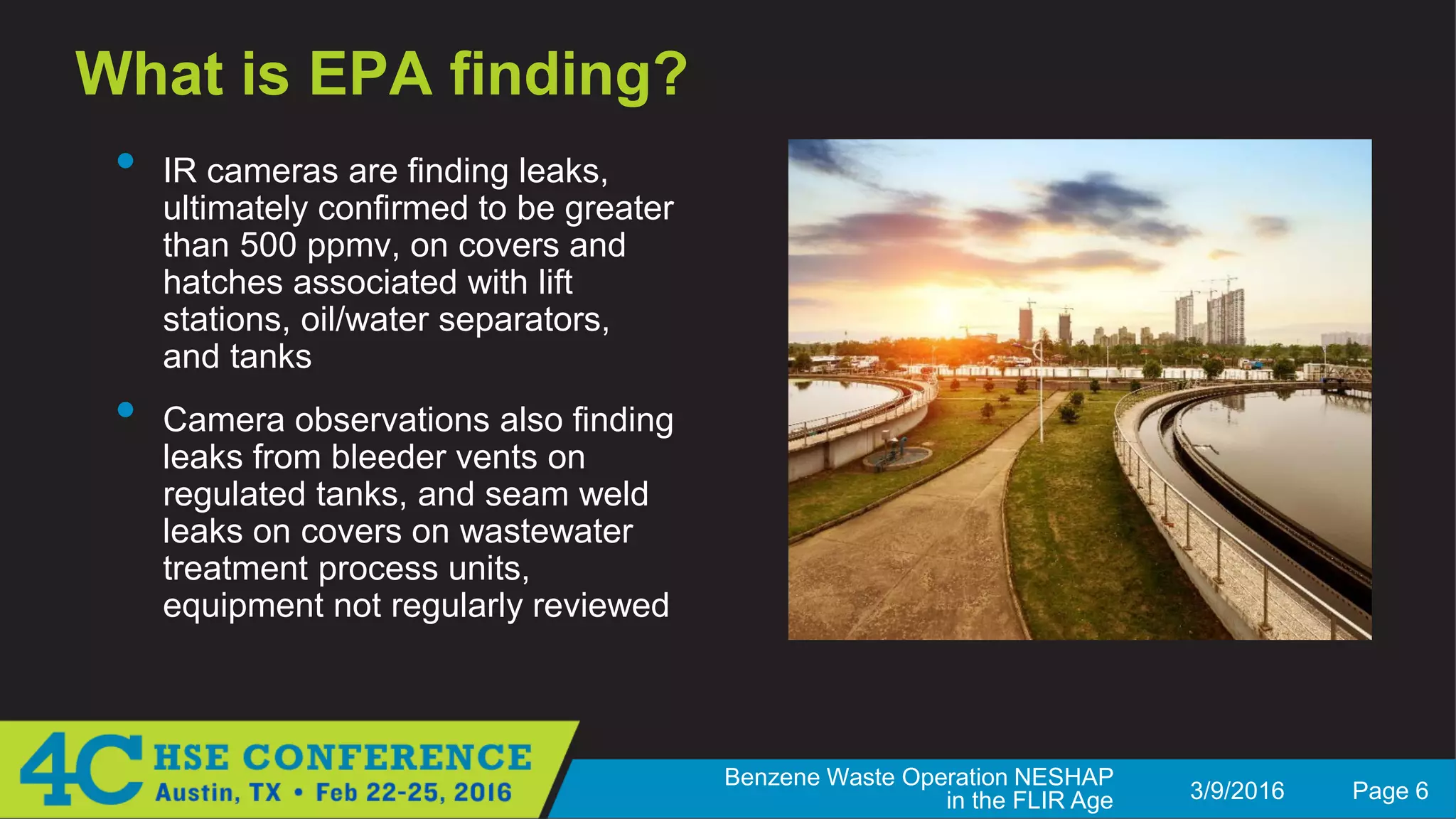 Benzene Waste Operations NESHAP in the FLIR Age | PPT