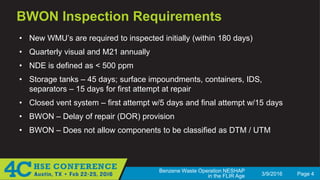 Benzene Waste Operations NESHAP in the FLIR Age | PDF