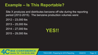 TSCA Chemical Data Report | PPT