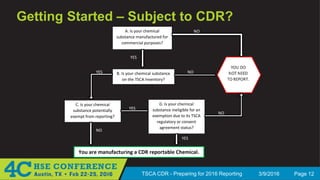 TSCA Chemical Data Report | PPT | Free Download