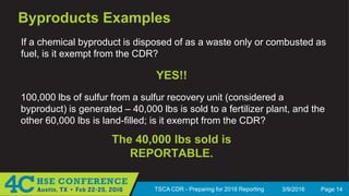 TSCA Chemical Data Report | PPT