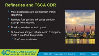 TSCA Chemical Data Report | PPT | Free Download